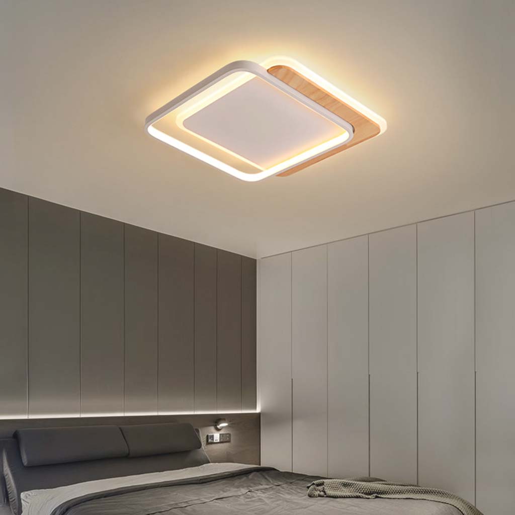 Modern Chic Round/Square Dimmable Ceiling Light | VAXLAMP