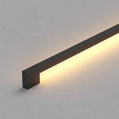Indoor Minimalist Black Slim Linear LED Wall Light | VAXLAMP