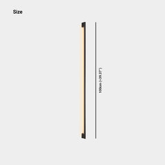 Indoor Minimalist Black Slim Linear LED Wall Light | VAXLAMP