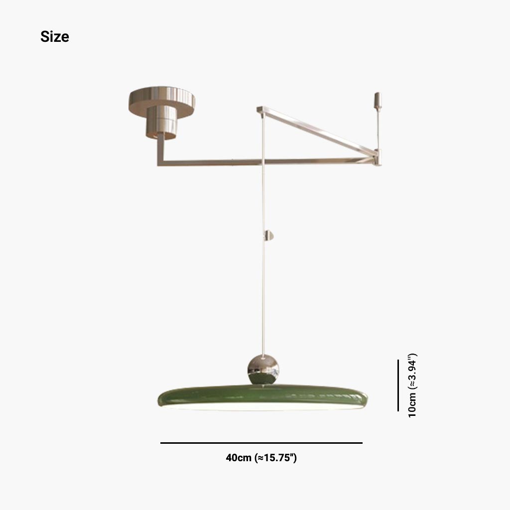 Adjustable Swing Arm UFO Dimmable Pendant Light | VAXLAMP