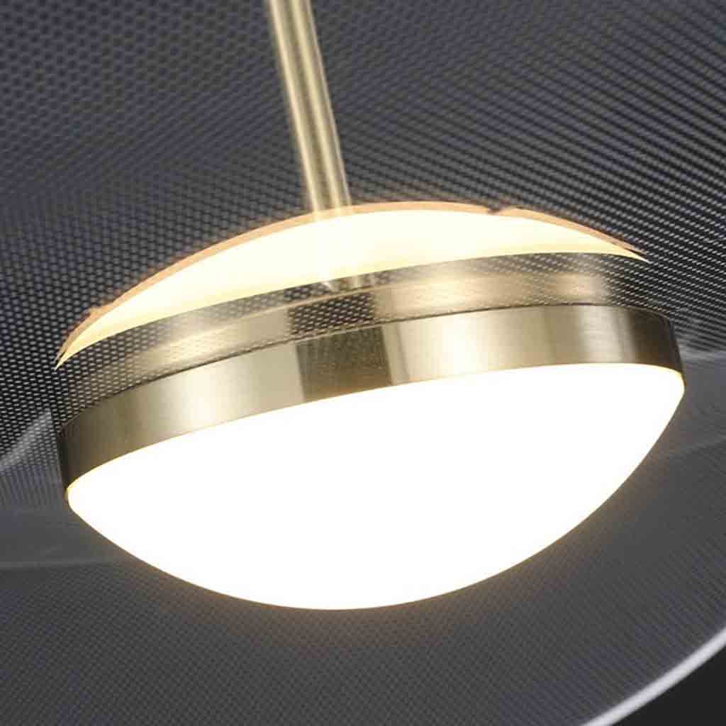 Elegant Lotus Leaf Straw Hat LED Pendant Light | VAXLAMP